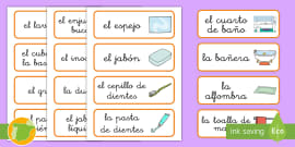 Tarjetas de vocabulario: La cocina
