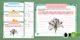 Flowering Plant Diagram Labelling Activity (teacher made)