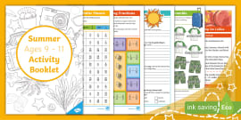 KS1 Summer Activity Pack to Print (teacher made) - Twinkl