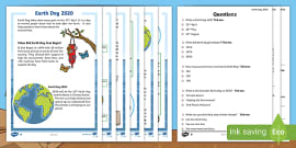 Earth Day Addition Riddle Worksheet