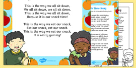 Lunchtime Song (teacher made) - Twinkl