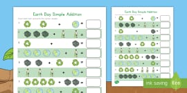 Earth Day Cutting Skills Activity (teacher made)