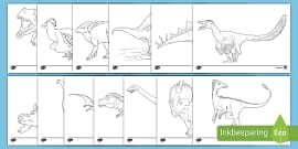 KS1 Fossil Colouring Sheets (teacher made)