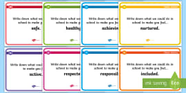 SHANARRI Reflecting on my Wellbeing Activity - diary