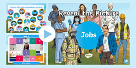 Who Am I? Guessing Game Jobs and Occupations (teacher made)