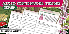 👉 Spanish Grammar: Present Continuous Tense Worksheet - Twinkl