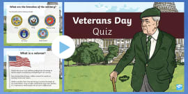 Veterans Day Reading Comprehension | 5th Grade | Twinkl