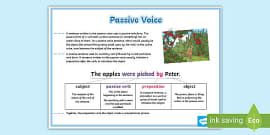 Passive Sentences Examples – Passive Voice Meaning - Wiki