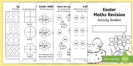 Year 2 Spring-Themed Revision Maths Booklet for KS1 SATs