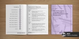 GCSE - AQA English Language Classroom Decoration Posters