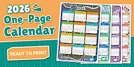 2026 Teacher Calendar Pack