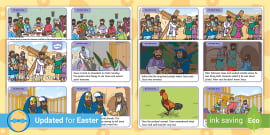 Holy Week Sequencing Activity (teacher made) - Twinkl