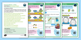 👉 Solve Challenges by Comparing Mass Maths Worksheets
