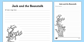Jack and the Beanstalk Sentence Building Cards - Twinkl