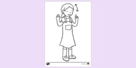 FREE! - Children Talking Colouring Sheet | Twinkl - Twinkl