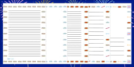Bonfire Page Border Pack (Portrait) - Bonfire Page Borders