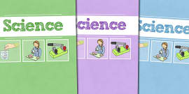 Science Book Cover, Science Book, Exercise Book - Twinkl