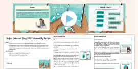 Online Safety PowerPoint and Assembly Pack (teacher made)