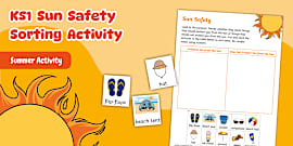 Staying Safe At The Beach Activity