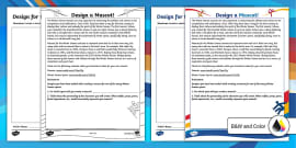 Design a Sporting Event Mascot - Activity (Teacher-Made)