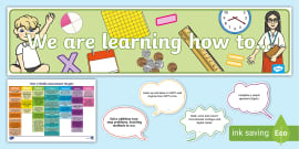 Maths Working Walls KS2 - Maths Display Board (Teacher-Made)