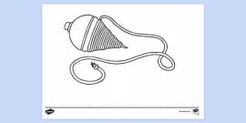 Spinning Top Colouring Sheet | Colouring Sheets - Twinkl