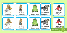 Character Book Matching Game (teacher made) - Twinkl