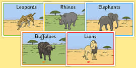 FREE! - 👉 Editable Class Group Signs (Animals)