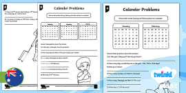 Year 2 Using Units of Measurement: Calendar Lesson 1