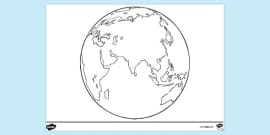 FREE! - World Map Colouring Sheet | Colouring | Colouring Sheets