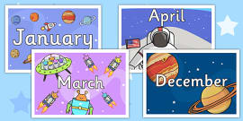 FREE! - Space Themed Days of the Week Posters (teacher made)