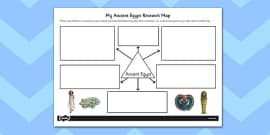 Ancient Egypt Mind Map Worksheets (teacher made)