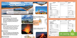 Year Four Volcanoes Reading Comprehension Activity | Twinkl