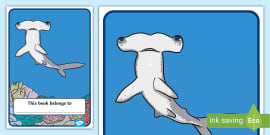 FREE! - Hammerhead Shark Bookmark Craft | Twinkl Crafts | KS1