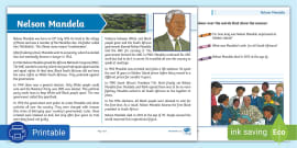 Nelson Mandela For Kids | Twinkl Resources - Twinkl