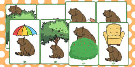 Preposition with Pictures and Sentences Activity - Twinkl