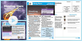 Facts about Shooting Stars | Twinkl Wiki - Twinkl