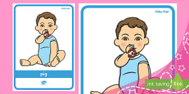 FREE! - Baby Sign Poster: Hug (teacher made) - Twinkl