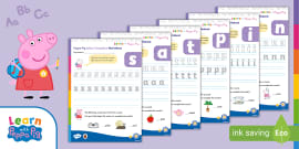 FREE! - Peppa Pig: Lower-Case Letter Formation - Twinkl
