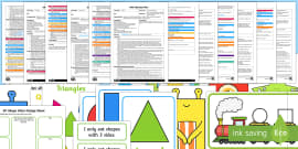 Nursery Maths Plans & Continuous Provision Ideas: 2D Shapes