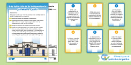 Sopa de letras: Día de la Independencia de Argentina -Twinkl