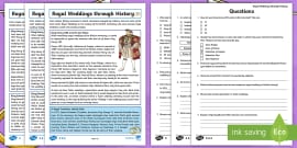 UKS2 Meghan Markle Differentiated Reading Comprehension Activity