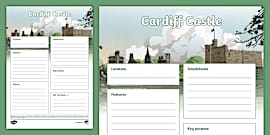 KS1 Cardiff Castle Fact File - United Kingdom (teacher made)