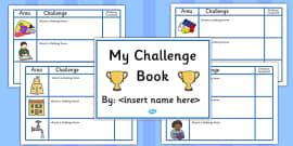 EYFS Challenge Book - Fun Toddler Activity Book - Twinkl