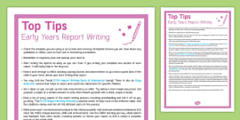EYFS Editable Report Letter