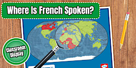 Francophone Countries Photo Display Poster
