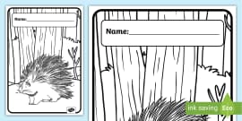 FREE! - Porcupine Postcards (teacher made) - Twinkl