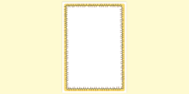 Simple Blank Tooth Fairy Page Border | Page Borders | Twinkl