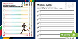 Great Olympic Moments Cut and Paste Timeline Activity
