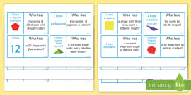 Shape Loop Cards (professor feito) - Twinkl